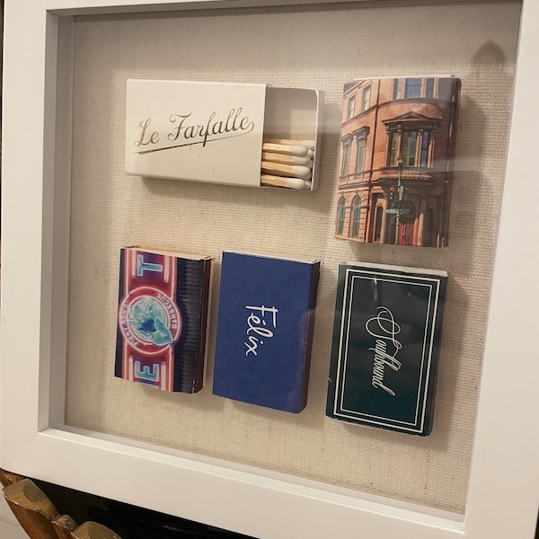 Custom Matchbox Shadowbox - Etsy