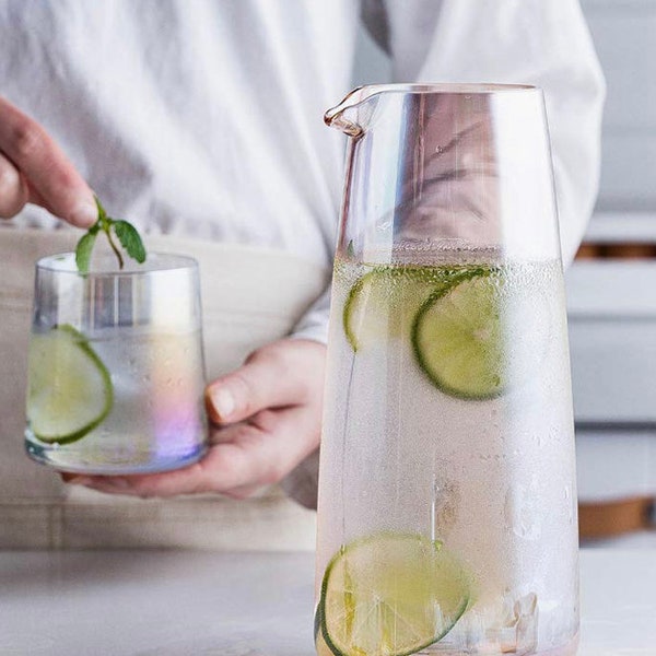 Iridescent Pitcher - Etsy