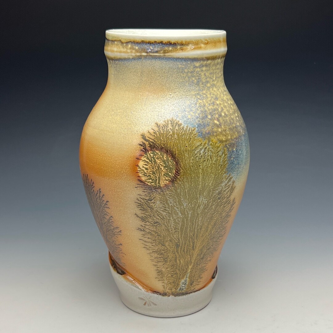 Landscape Vase With Moon - Etsy