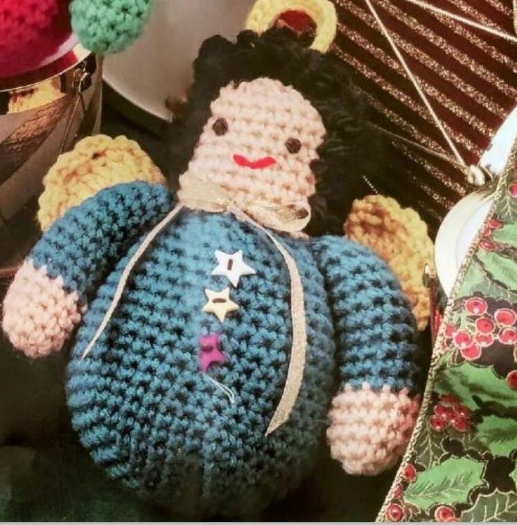 Vintage Christmas Crochet Pattern Roly Poly Character Dolls PDF Instant ...