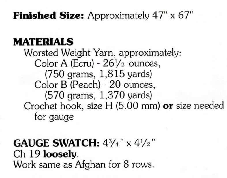 Vintage Crochet Pattern Shells in the Sand Afghan PDF Instant Digital ...