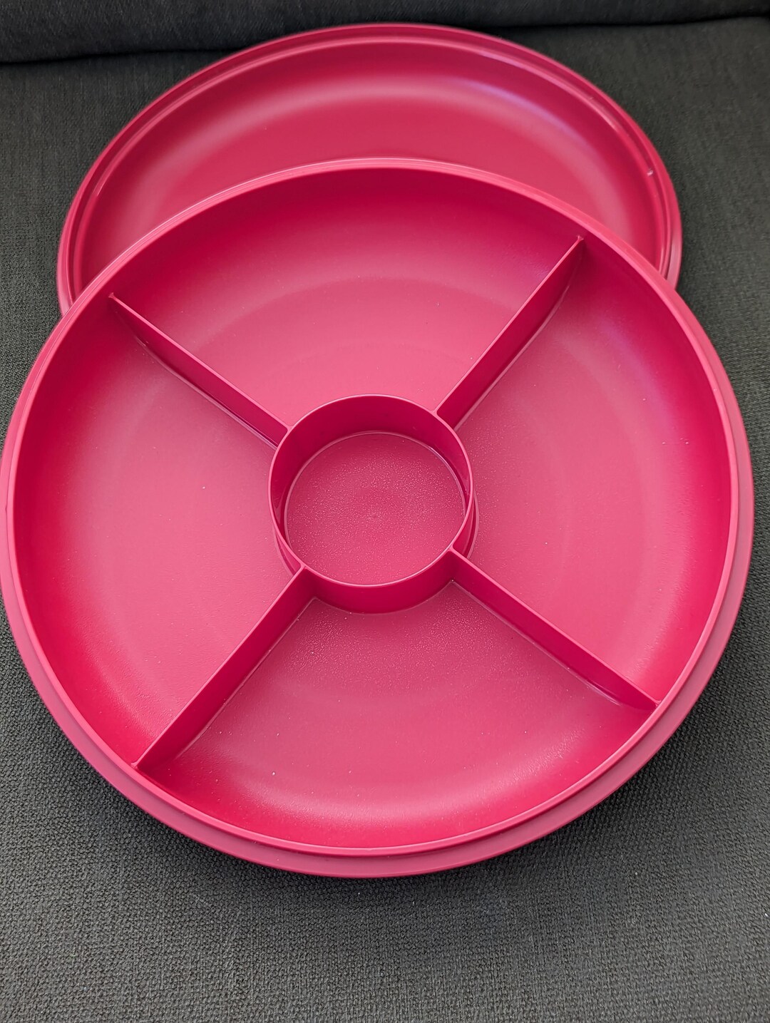 Tupperware Relish Divider Tray With Lid Take a Long Divided Relish Tray ...