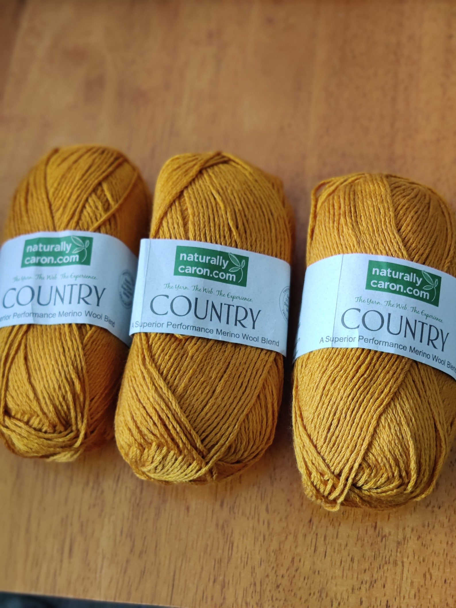 Naturally Caron Yarn NEW 3 Skeins in Gilded Age Merino Wool Blend ...