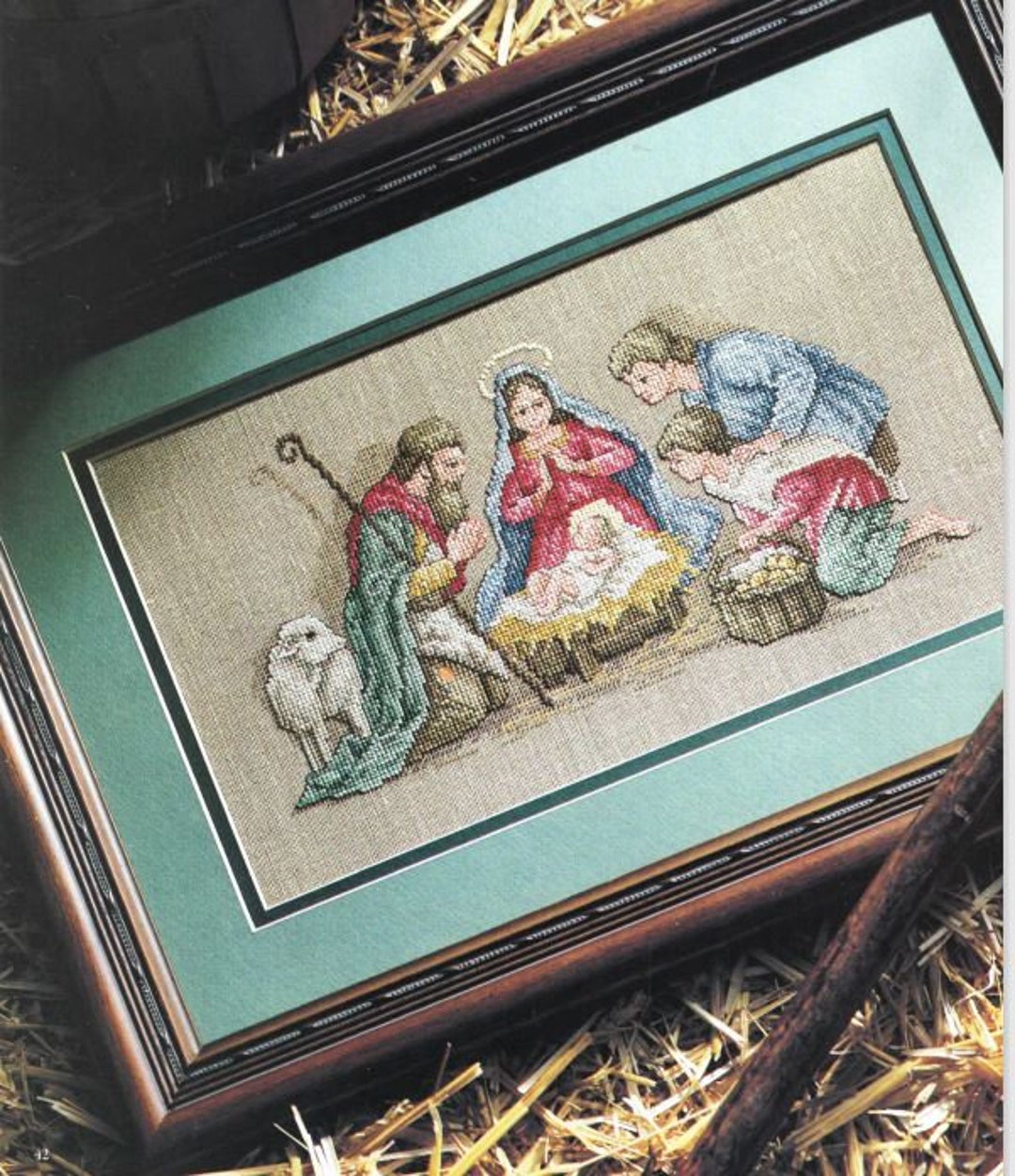 Vintage Cross Stitch Pattern the Newborn King PDF Instant Digital ...