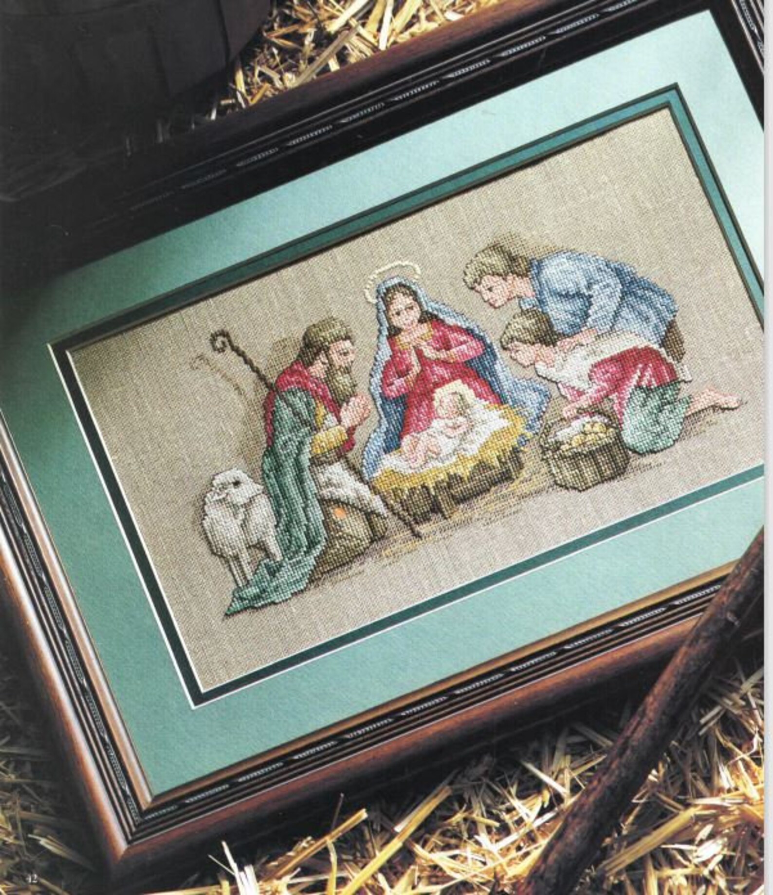 Vintage Cross Stitch Pattern the Newborn King PDF Instant Digital ...