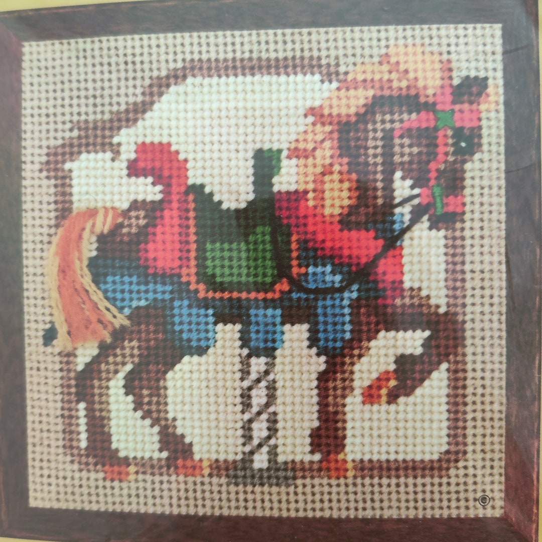 Tan Carousel Horse Needlepoint 1980 by Jiffy. Needlepoint Kit 5564 - Etsy