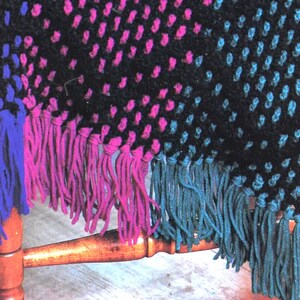 Vintage Crochet Pattern Diamond Weave Afghan PDF Instant Digital ...