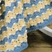 Vintage Crochet Colorful Shell Stitch Pattern Afghan PDF Instant ...