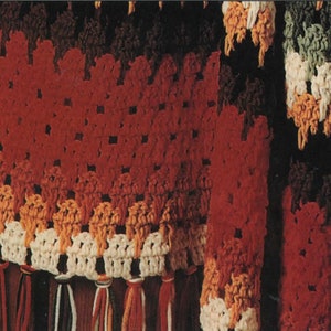 Vintage Crochet Pattern Painted Desert Afghan PDF Instant Digital ...