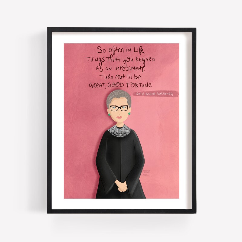 Ruth Bader Ginsburg Art - Etsy