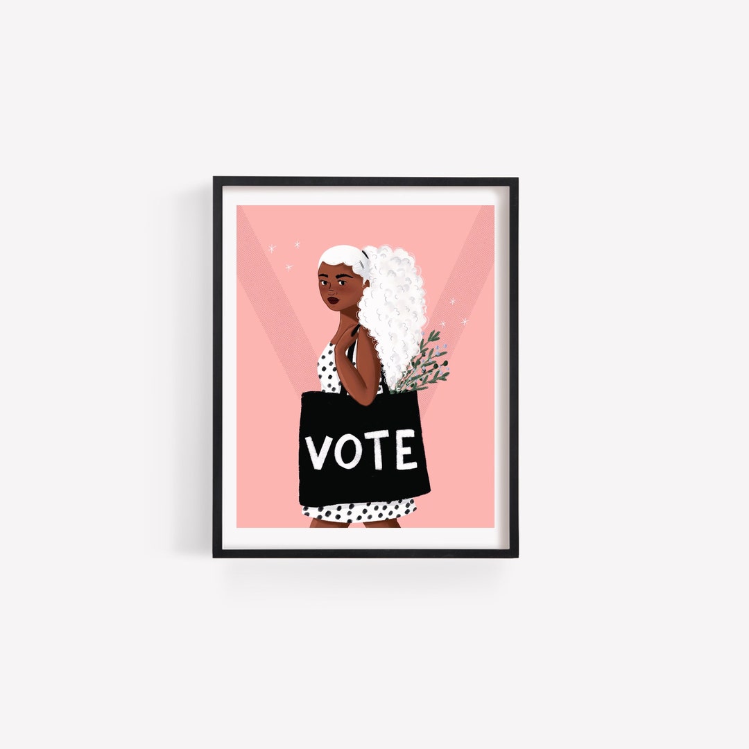 Vote Tote Print/poster (unframed) - Etsy