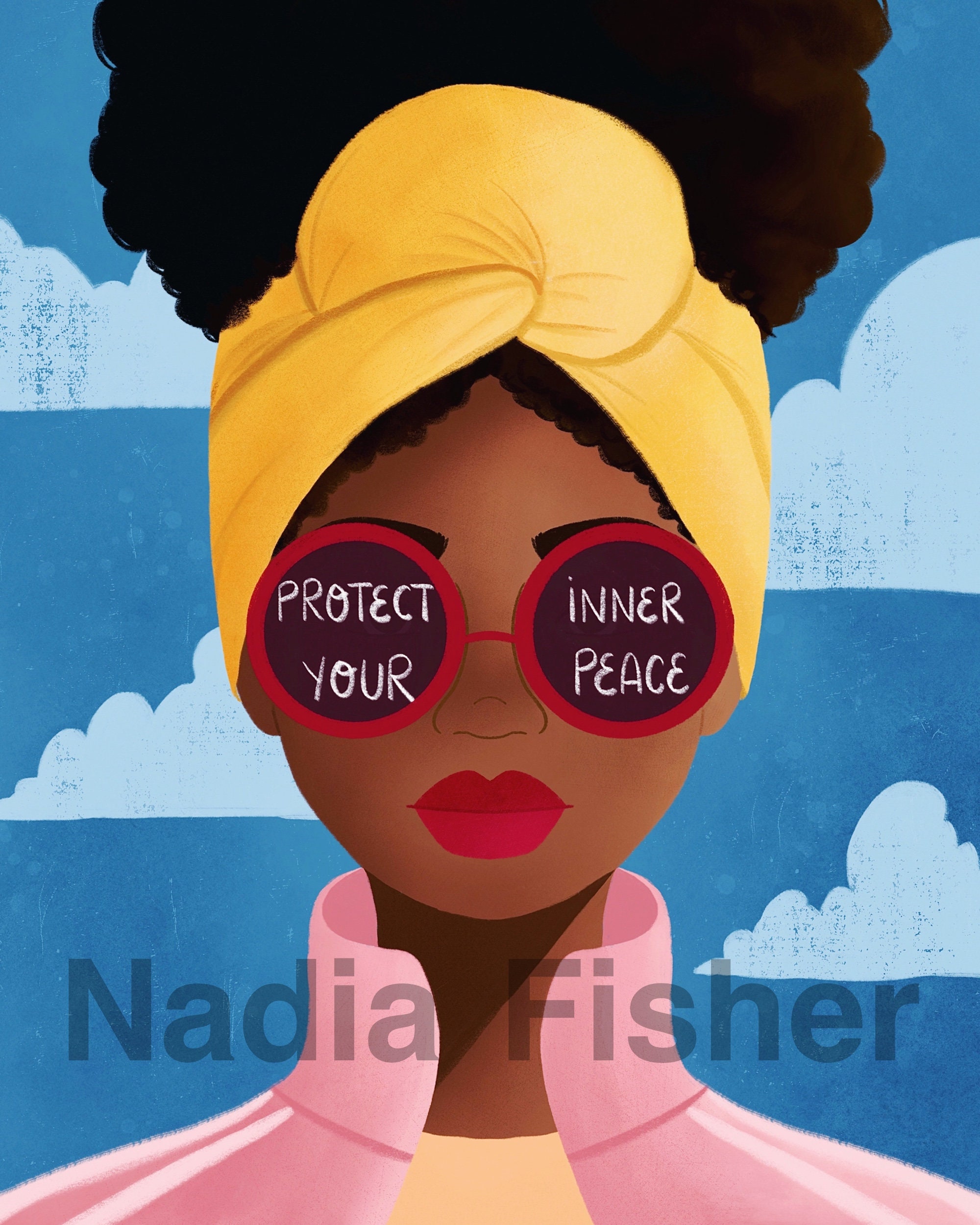 Protect Your Inner Peace Print/poster unframed - Etsy