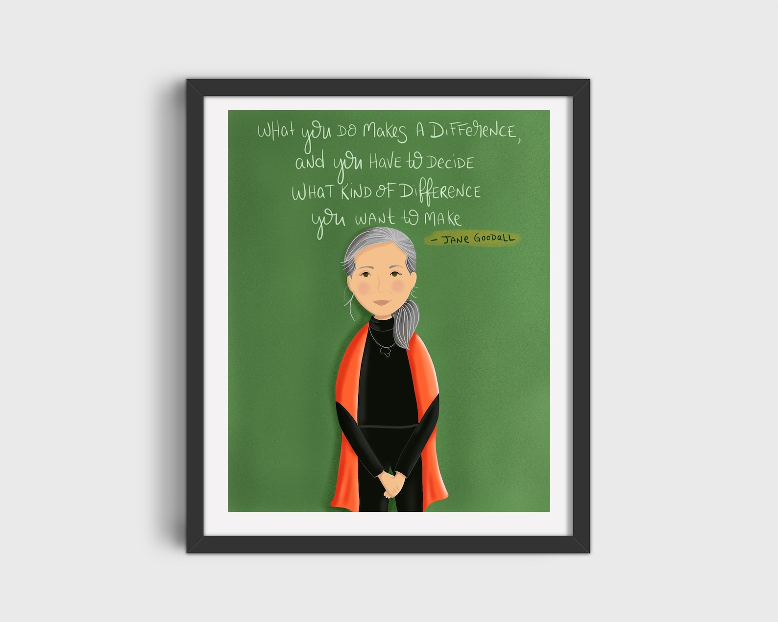 Jane Goodall - Women in History Print/poster (unframed) - Etsy