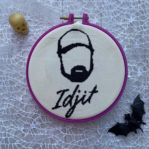 Supernatural TV Show Bobby Idjit Modern Cross Stitch Pattern Instant ...