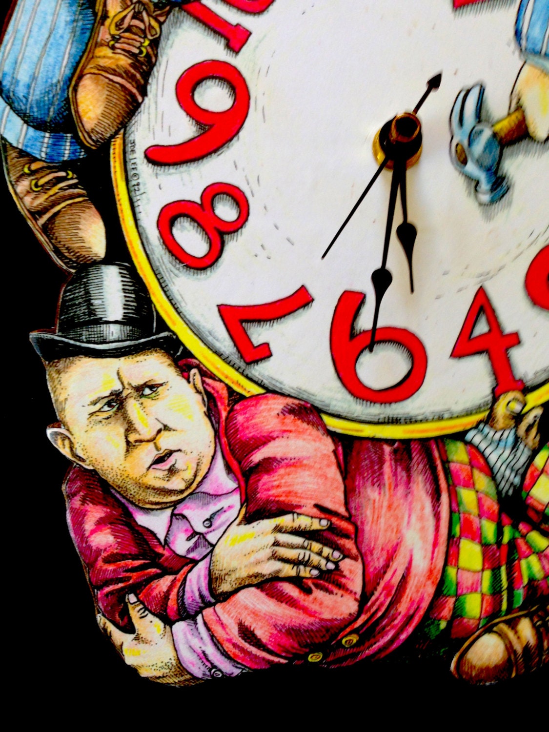 3 Stooges Clock - Nyuk, Nyuk, Nyuk - Moe, Larry, and Curly Have the ...