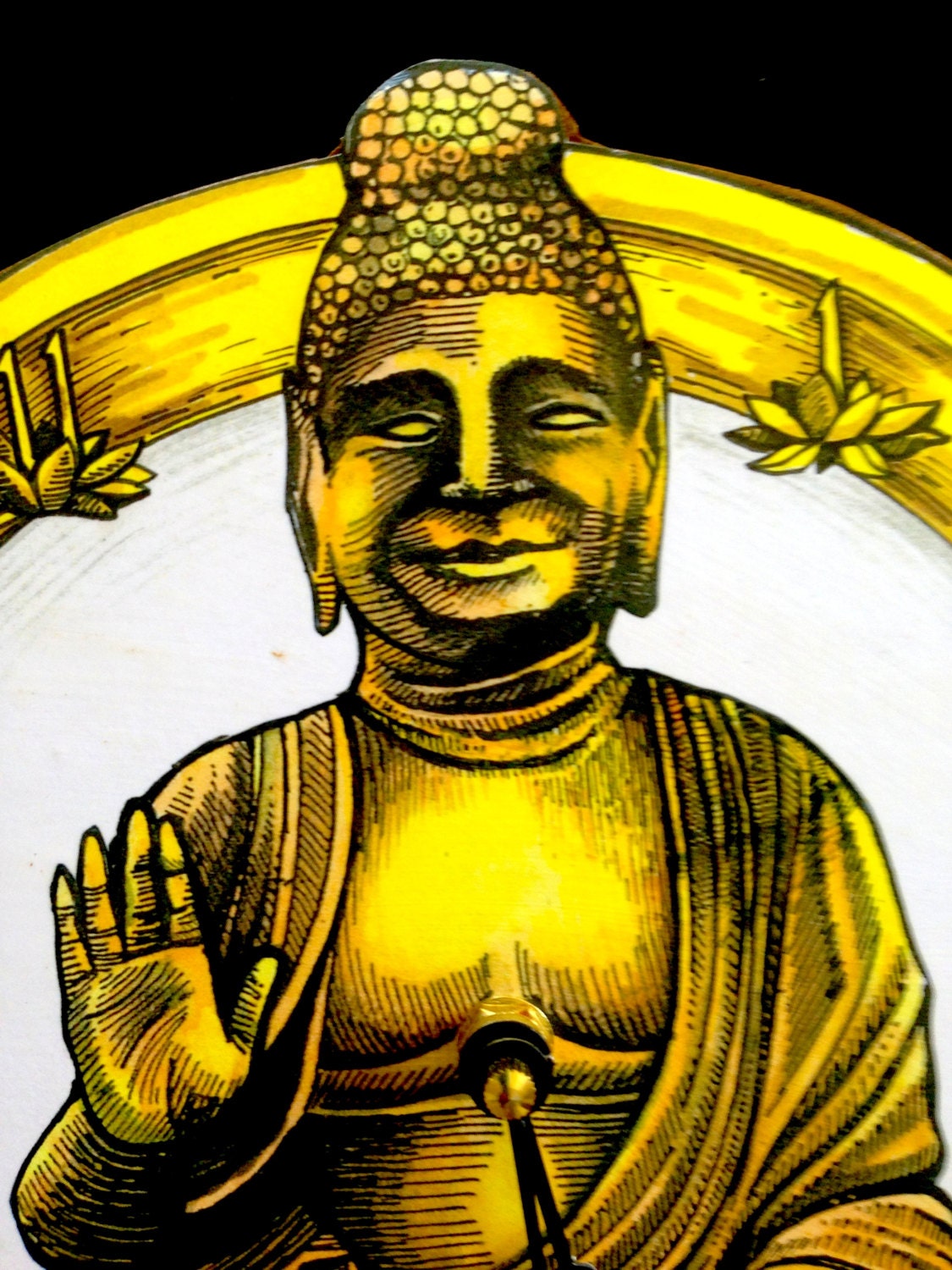 Buddha Clock - Time to Wake-up! - Etsy