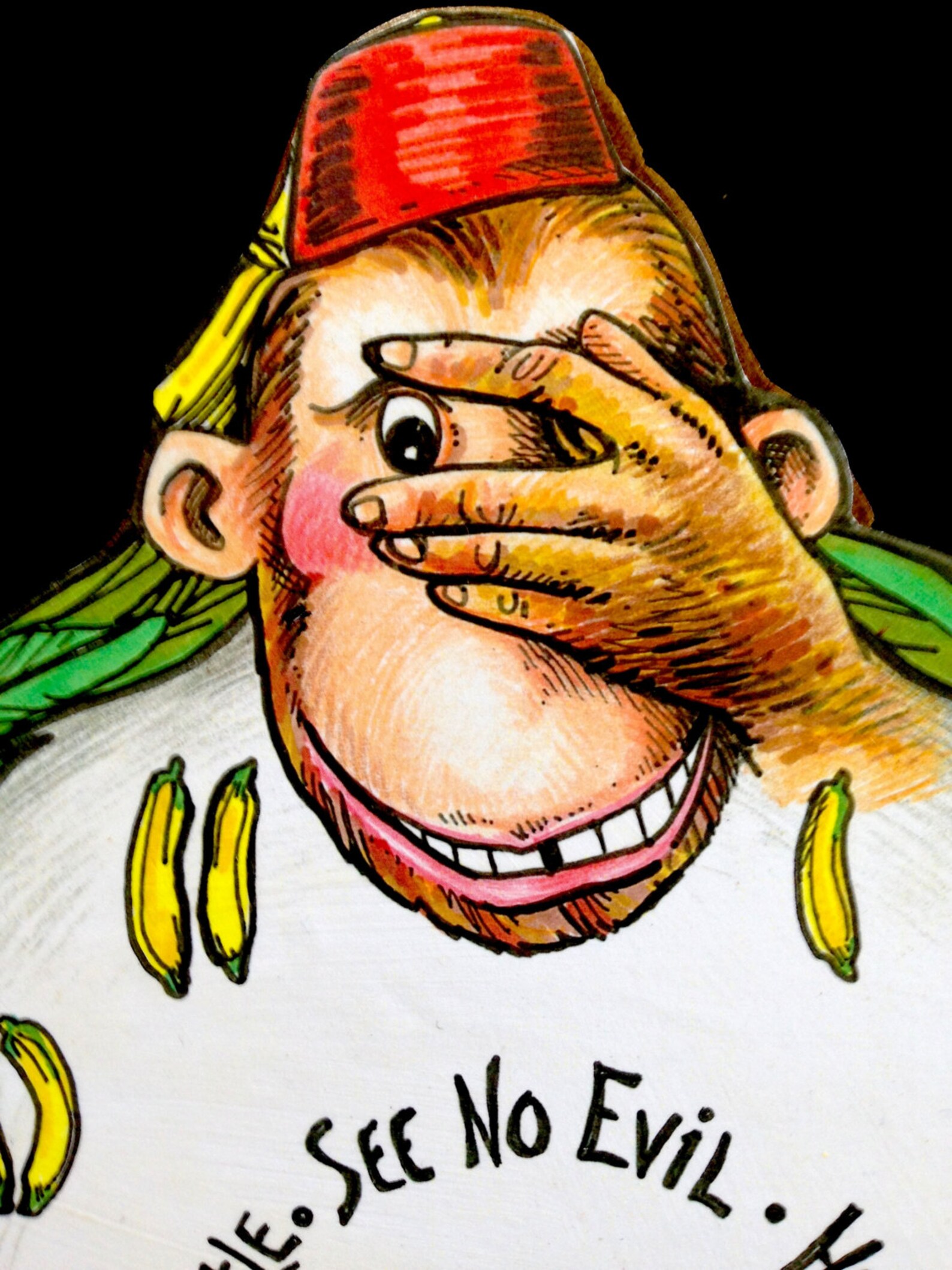 Monkey See, Monkey Do Clock - Always Time to Do the Monkey! - Etsy