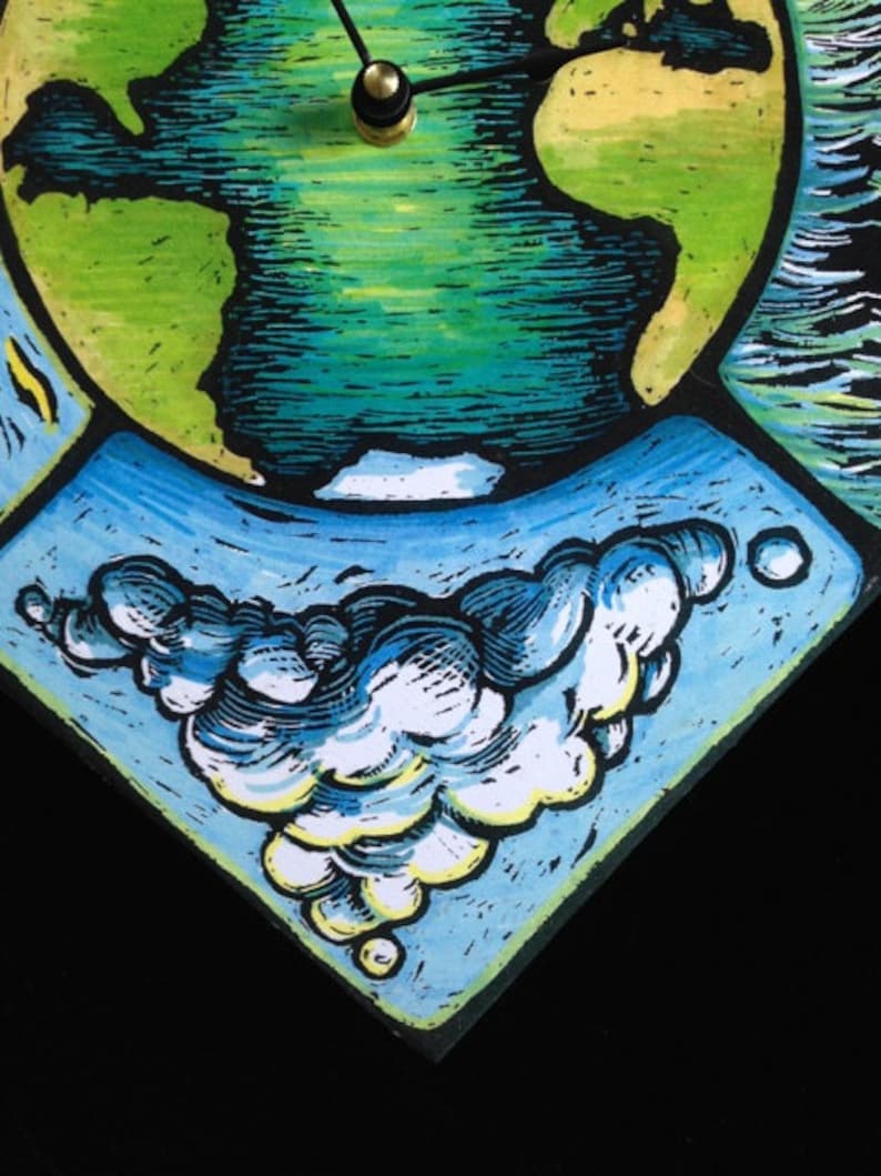 It's Elemental - Earth Clock - Etsy