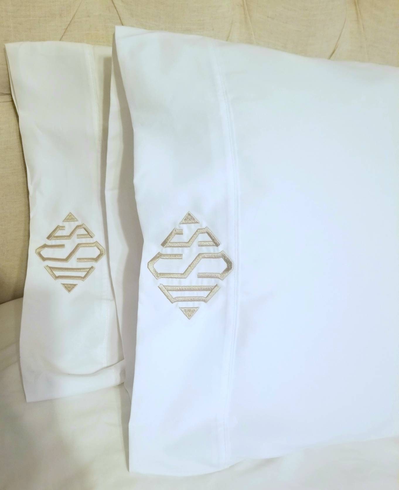 Personalized Monogrammed Pillowcases Set of 2 Standard | Etsy