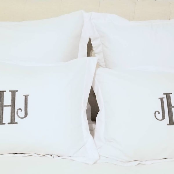 Monogram Pillow Sham - Etsy
