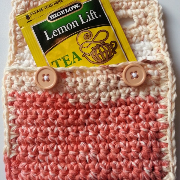 Crochet Tea Bag Holder - Etsy