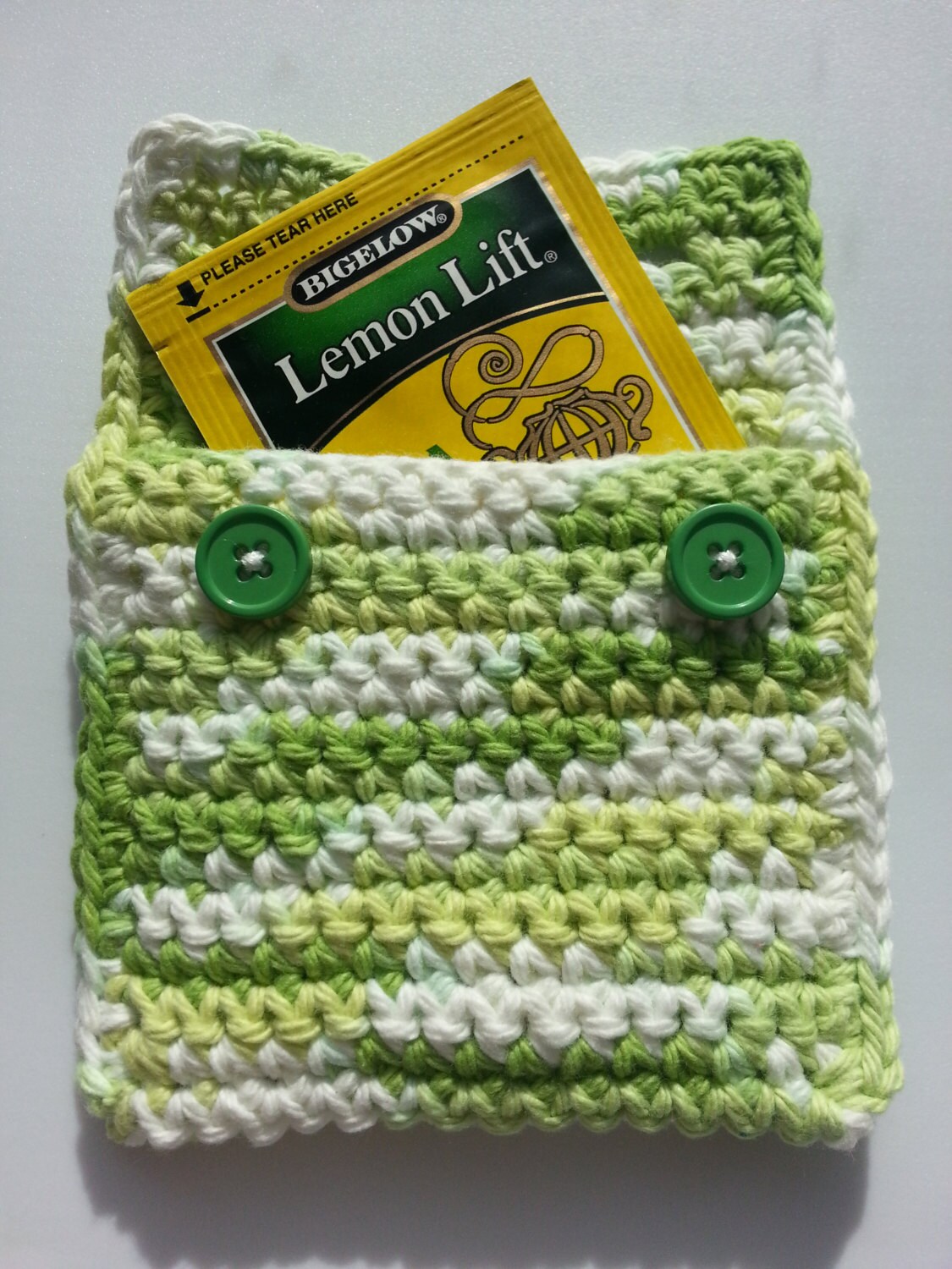 Tea Tote, Tea Bag, Tea Sack, Crochet Tea Tote, Crochet Tea Bag, Crochet ...