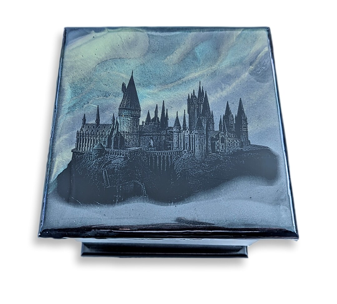 Hogwarts Castle Jewelry Box, Resin Art, Harry Potter Gifts, Jewelry ...