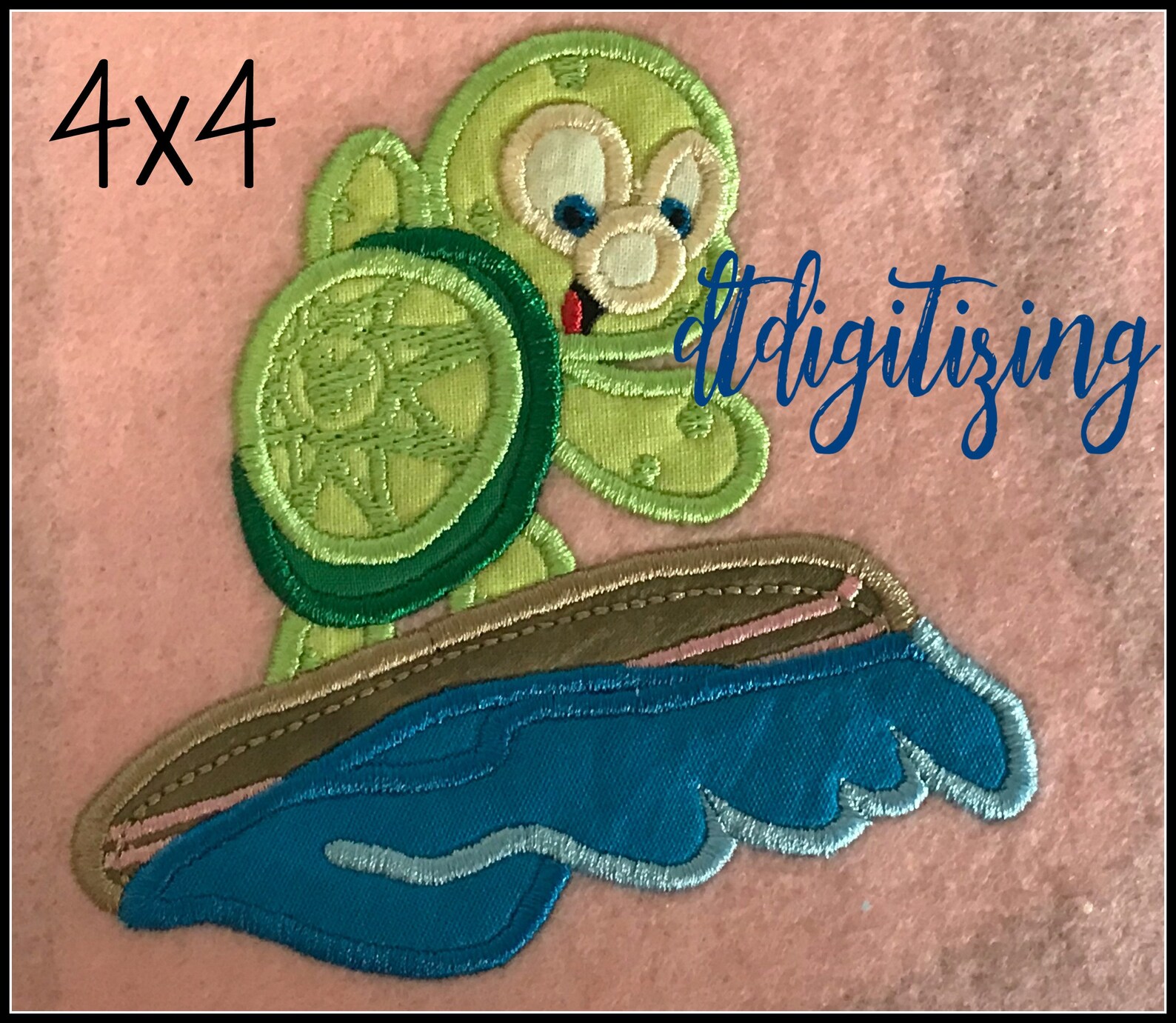 1 Dollar on Our Website Aulani Olu Duffy Turtle Embroidery - Etsy