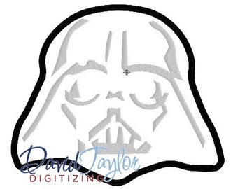 Darth Vader Embroidery Machine Design Instant Download | Etsy