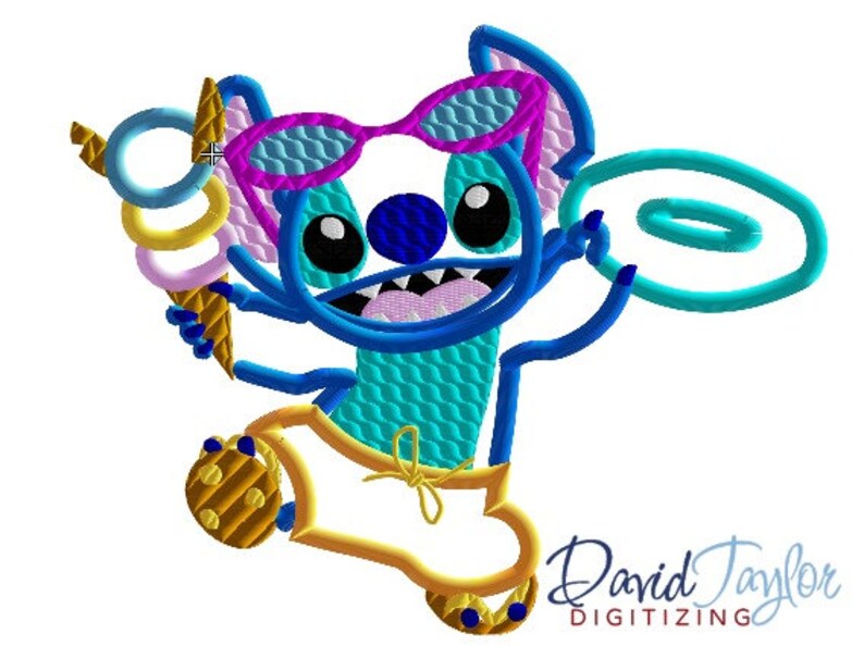 Beach Stitch 4 Arms AND 2 Arms 2 Designs 4x4 5x7 6x10 8x10 - Etsy Sweden