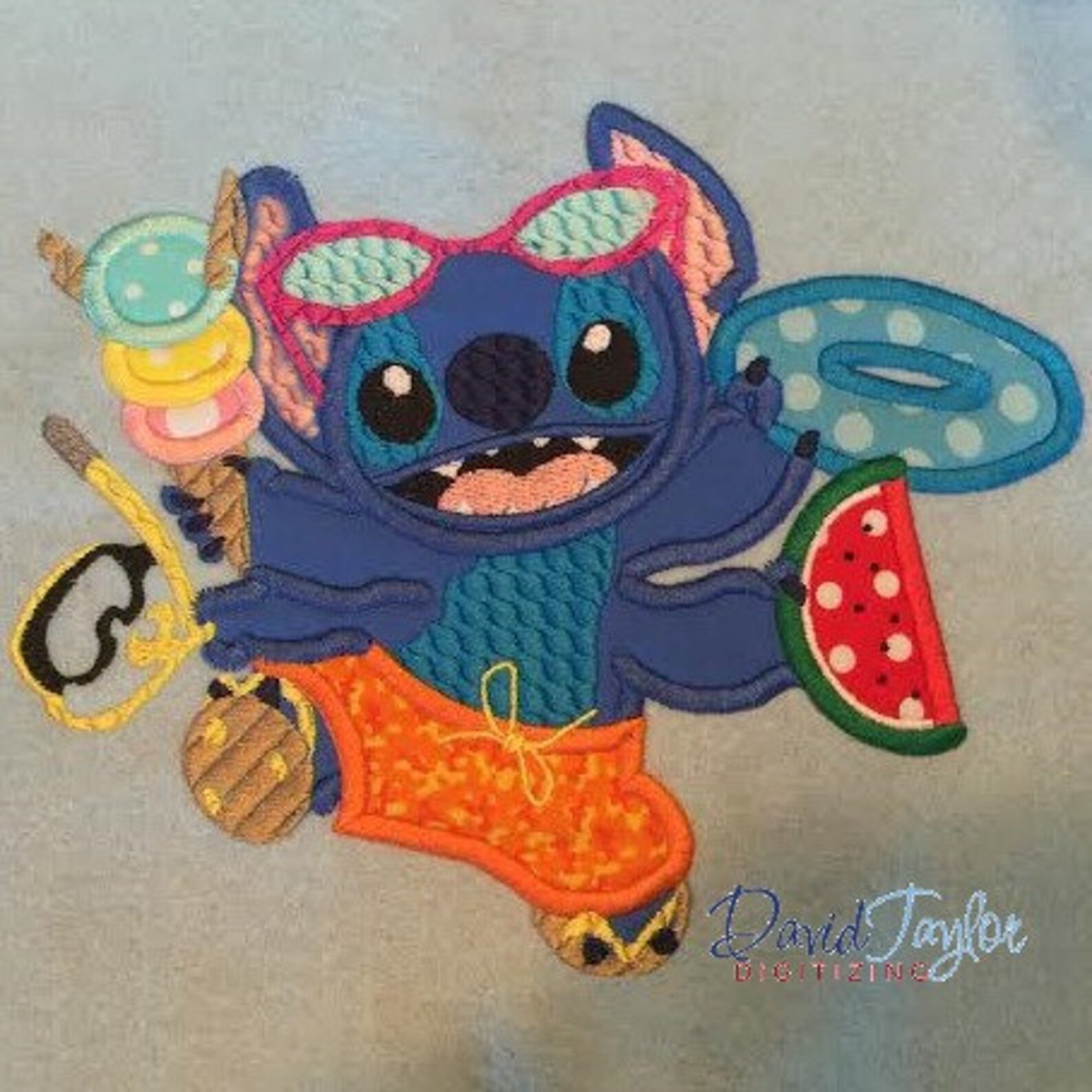 Beach Stitch 4 arms AND 2 arms 2 Designs 4x4 5x7 6x10 8x10 | Etsy