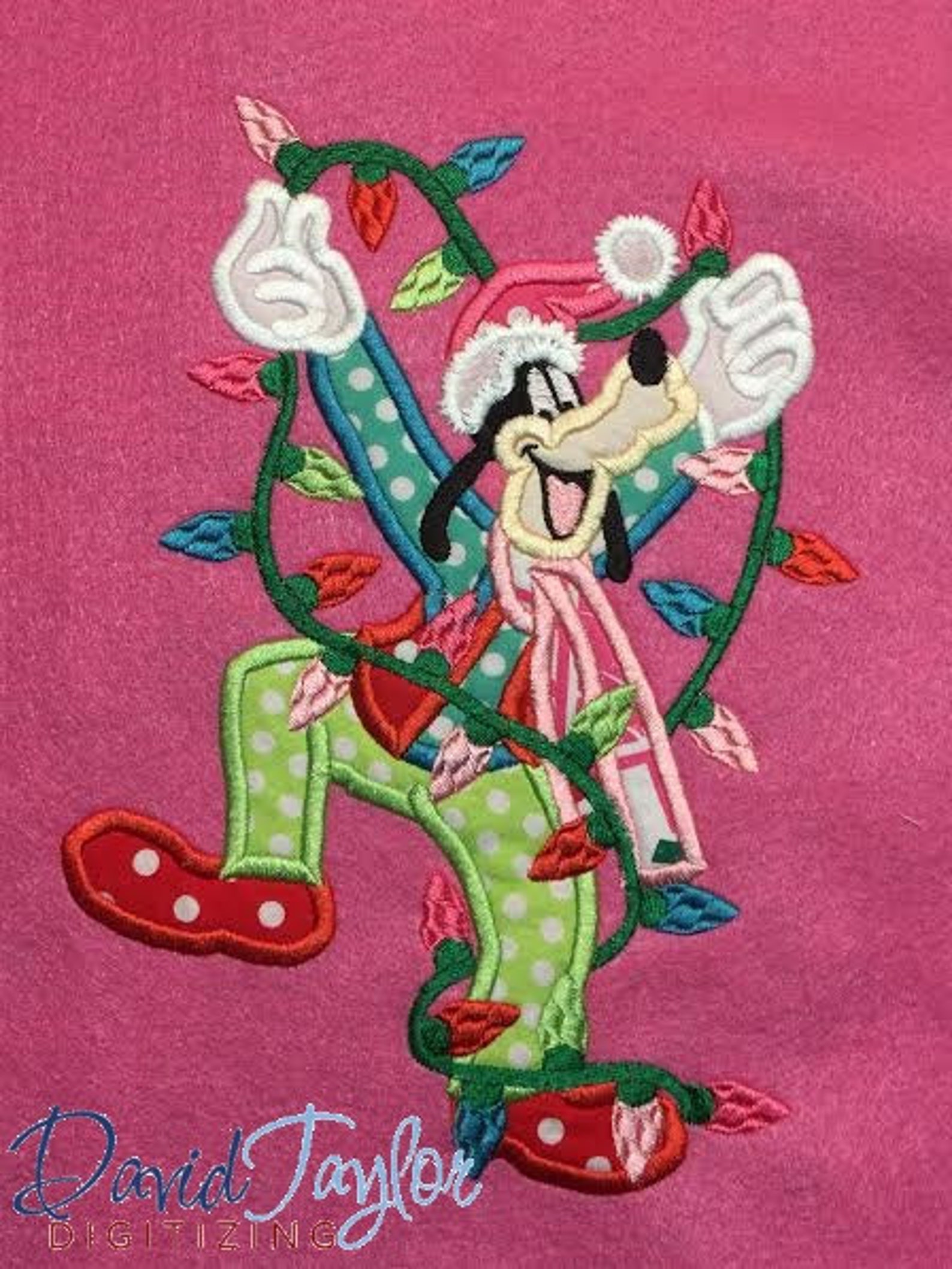 Christmas Lights Goofy 4x4 5x7 6x10 and 7x10 in 9 Formats | Etsy