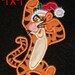 Christmas Tigger Santa Hat 4x4, 5x7, 6x10 and 7x10 in 9 Formats ...