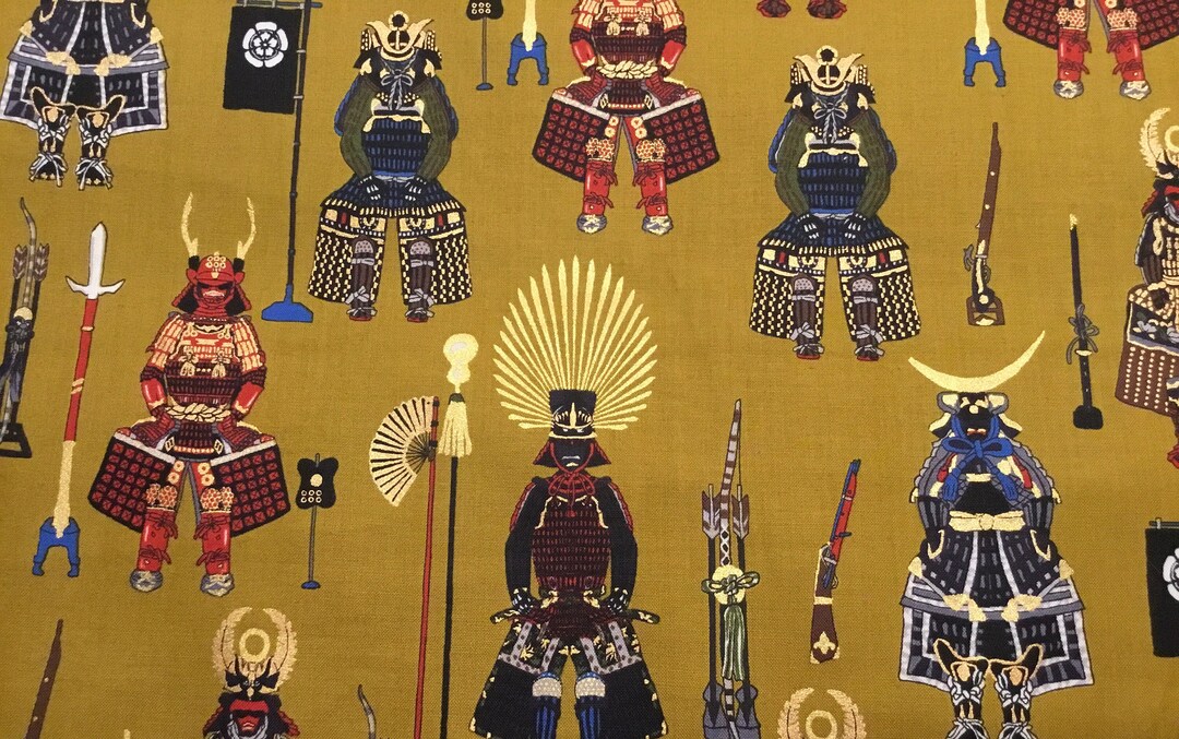 Samurai Shogun Fabric - Etsy