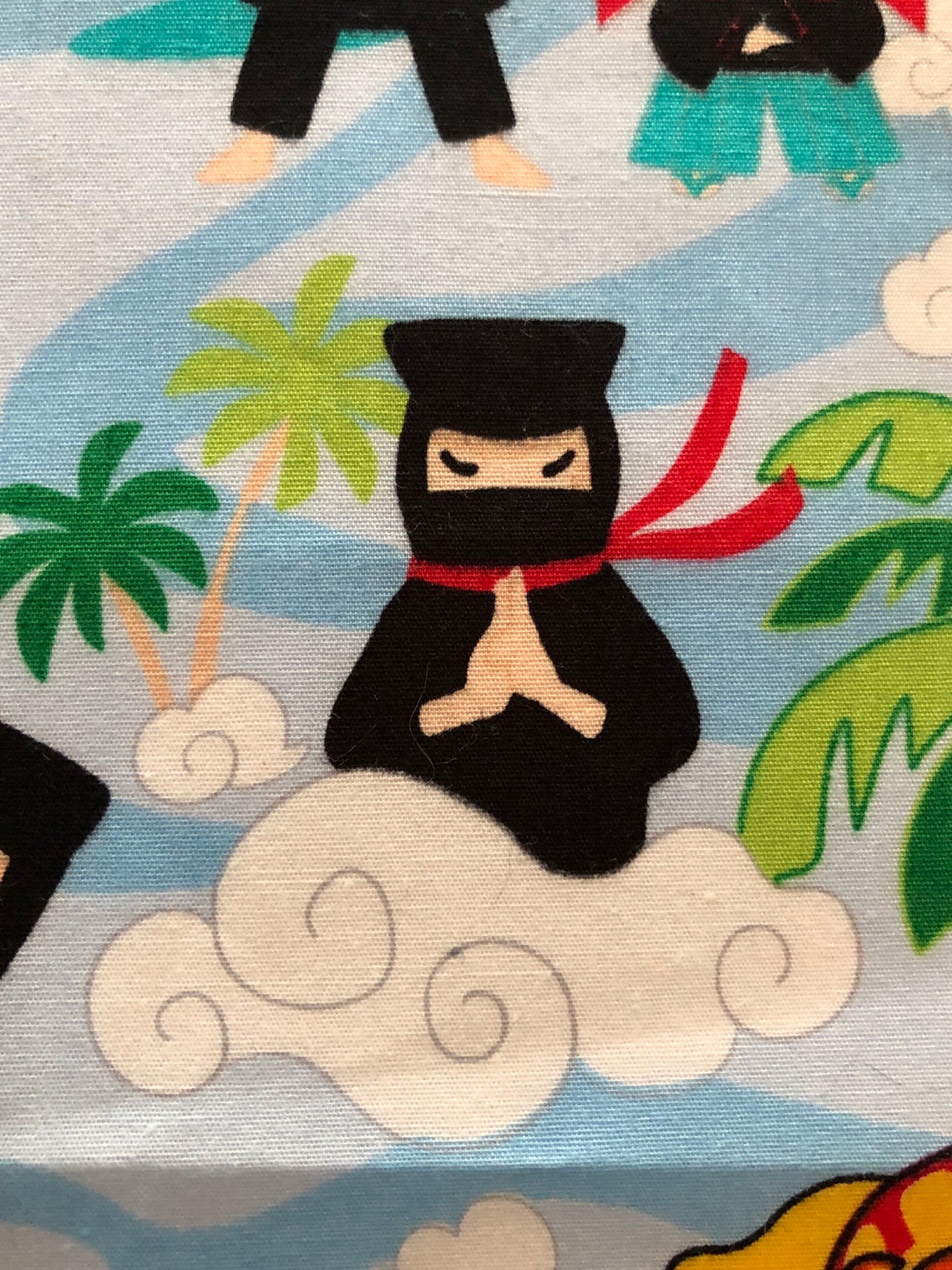 Anime Fruit Slice Ninja Fabric in Blue ships From U.S. | Etsy