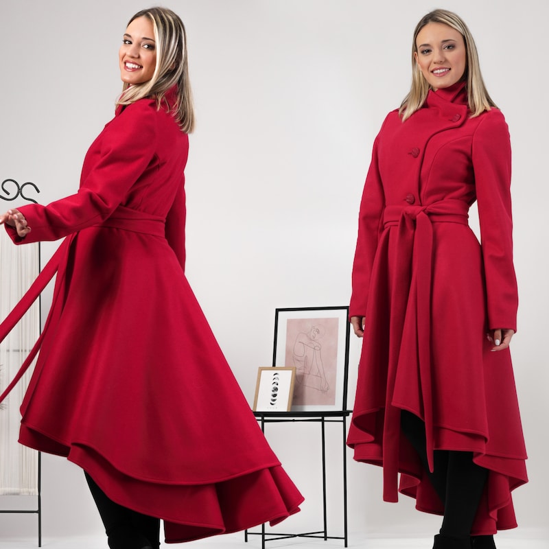 High Collar Jacket - Etsy