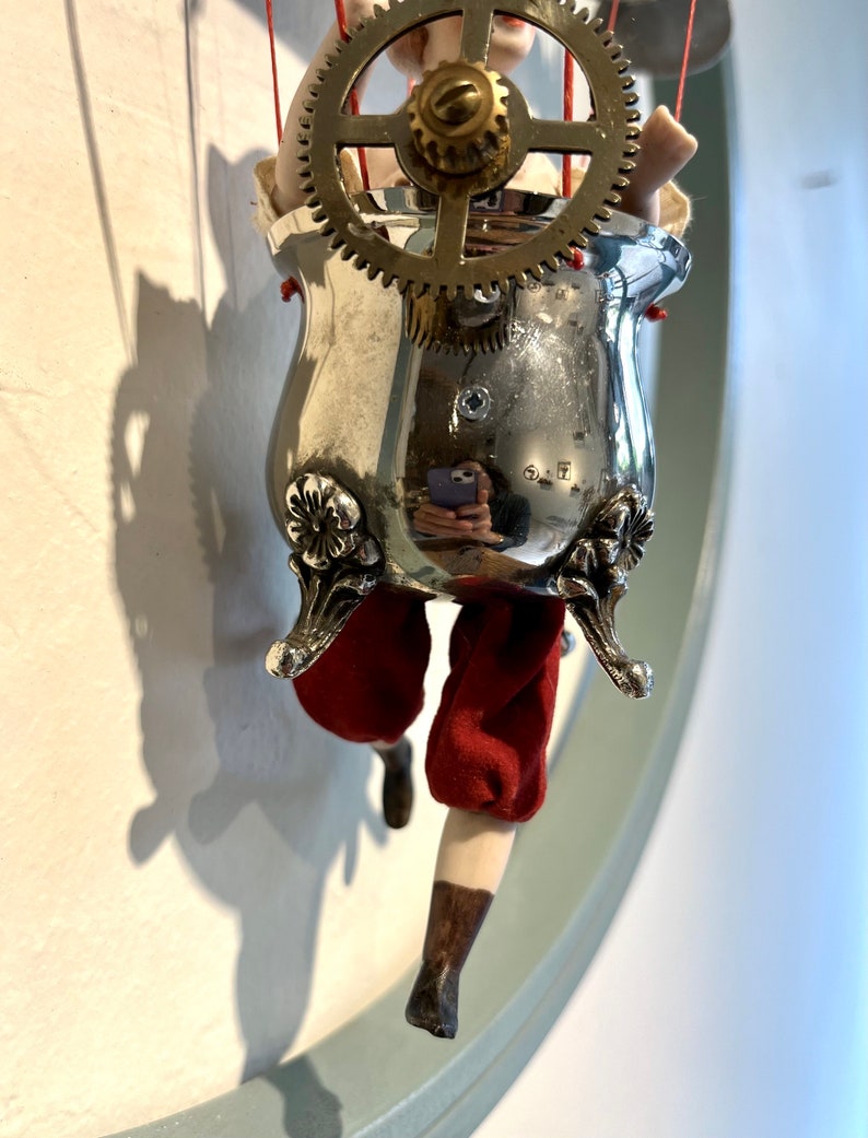 Flying Ooak Artdoll, Upcycled Art,steampunk Time Machine, Sci-fi Victorian Artwork, Collage ...