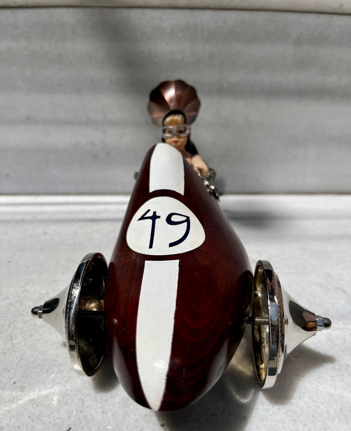 Art Nouveau Wooden Toy Cars No:49, Steampunk Ooak Artdoll, Recycled ...