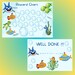 Reward Chart, Printable Underwater Reward Chart, Kids Fishy Reward ...