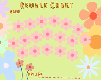 Reward Chart, Printable Underwater Reward Chart, Kids Fishy Reward ...