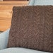 Knitting Pattern Cabled DK Cushion Cover Forestry 16 - Etsy