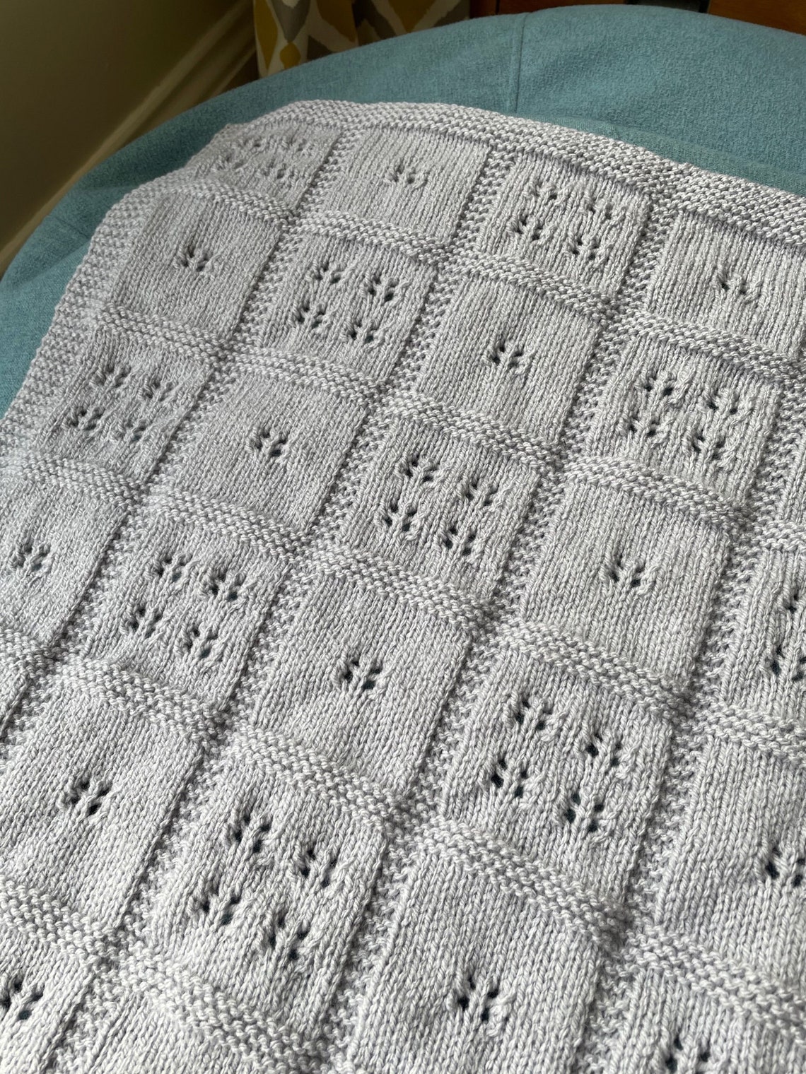 Knitting Pattern DK Baby Blanket Quartet Pdf - Etsy Canada