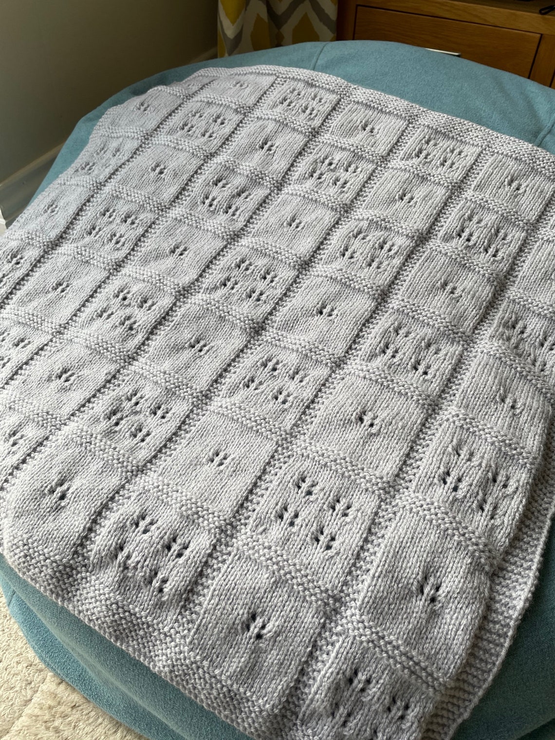 Knitting Pattern DK Baby Blanket Quartet Pdf - Etsy Canada