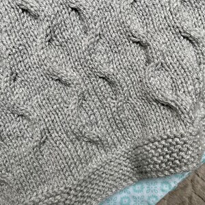 Knitting Pattern Aran Weight Baby Blanket Ripples Pdf - Etsy UK