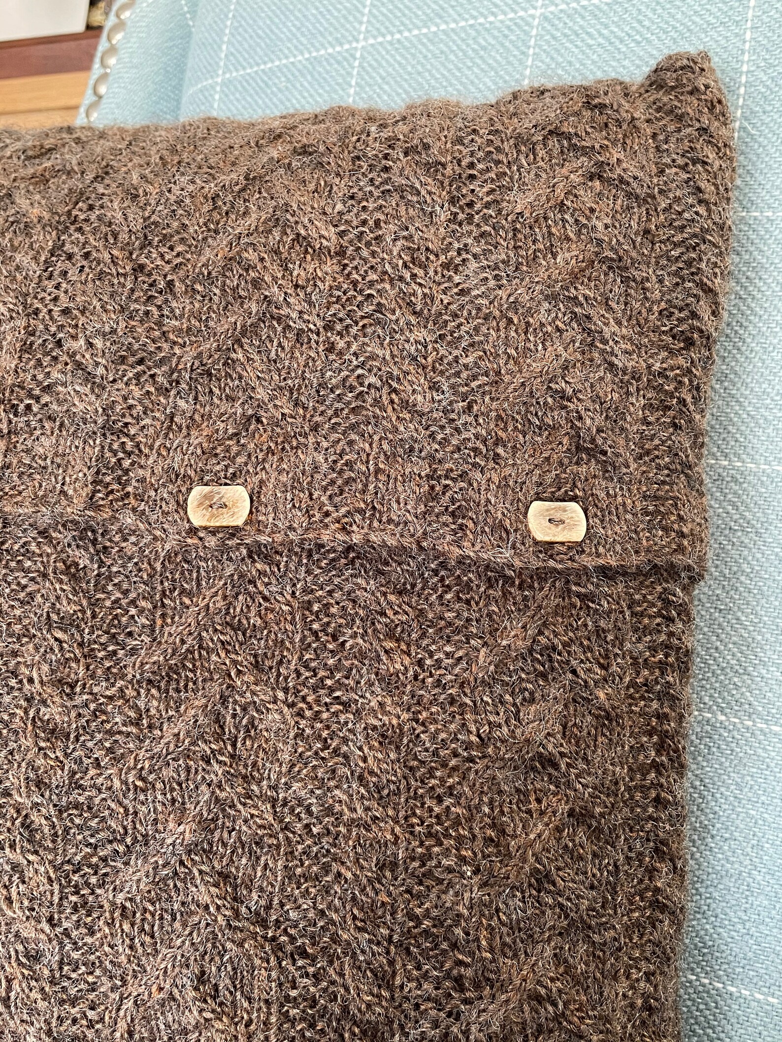 Knitting Pattern Cabled DK Cushion Cover Forestry 16 - Etsy