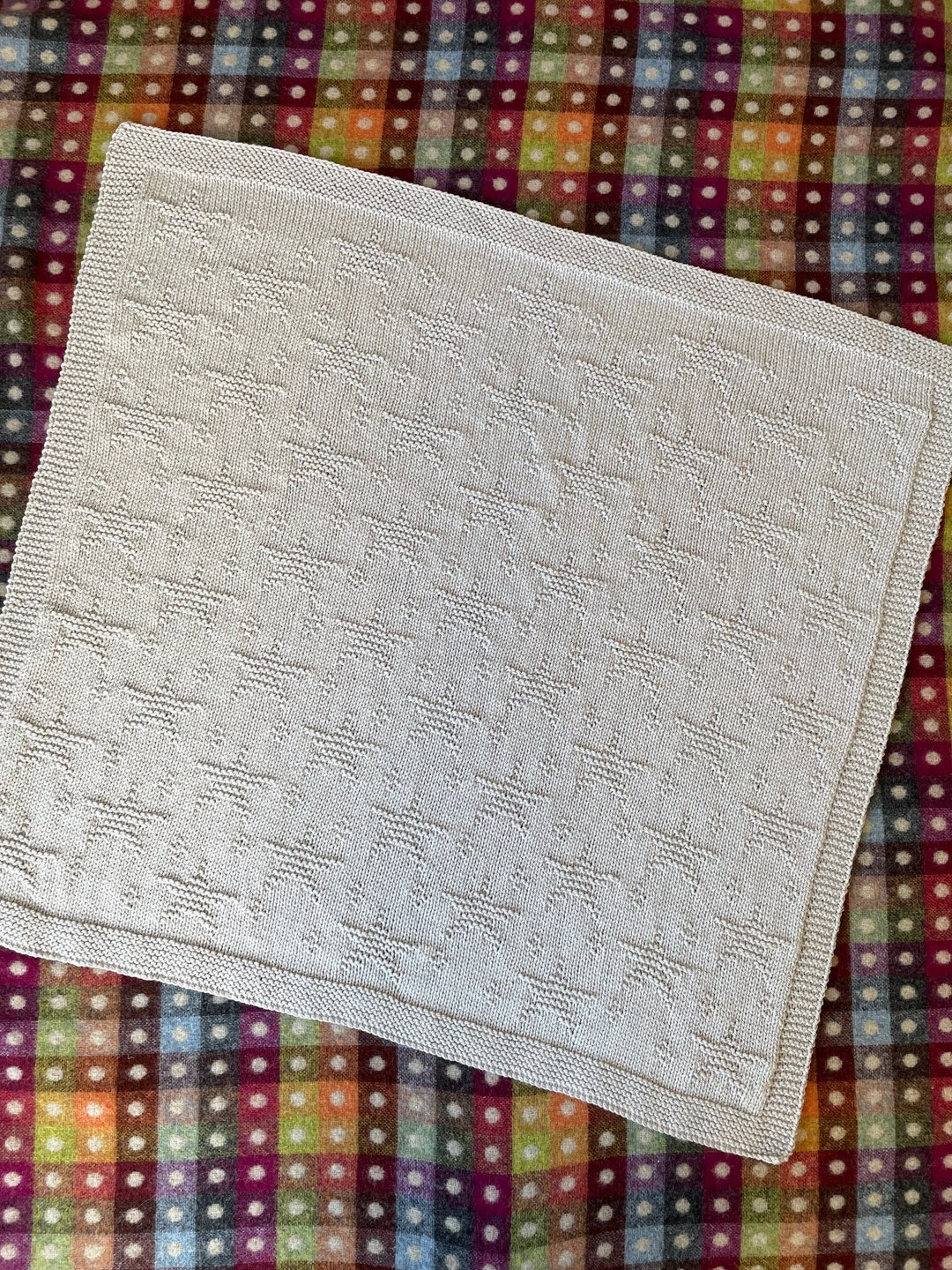 Knitting Pattern DK Baby Blanket Starry Night Pdf - Etsy