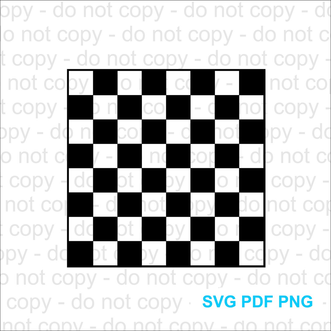 Checkerboard Stencil Instant Download Svg Png Pdf Cut File - Etsy
