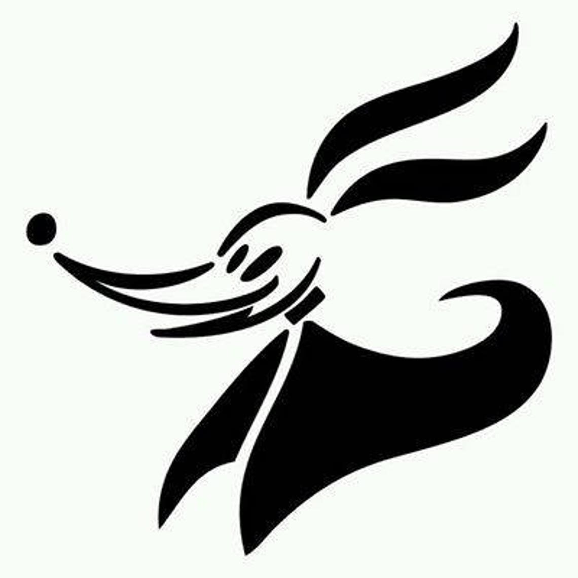 4 Vinyl Zero dog ghost Jack Skellington Decal | Etsy