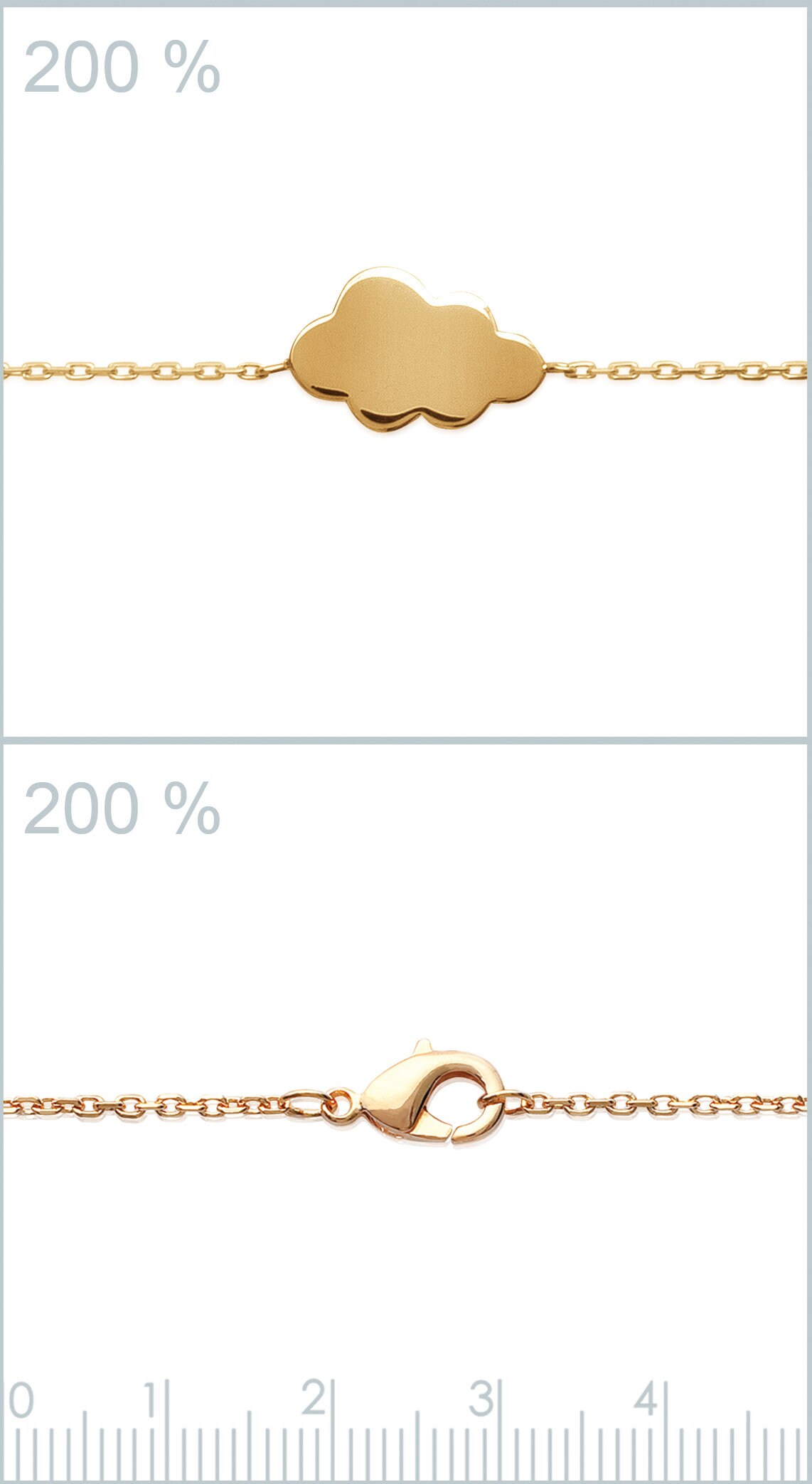 Cloud Bracelet - Sterling Silver or Gold Fill - Etsy
