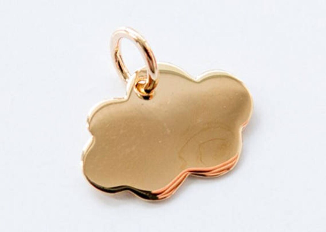 Cloud Charm, Cloud Pendant in Sterling Silver or 16k Gold Plated - Etsy